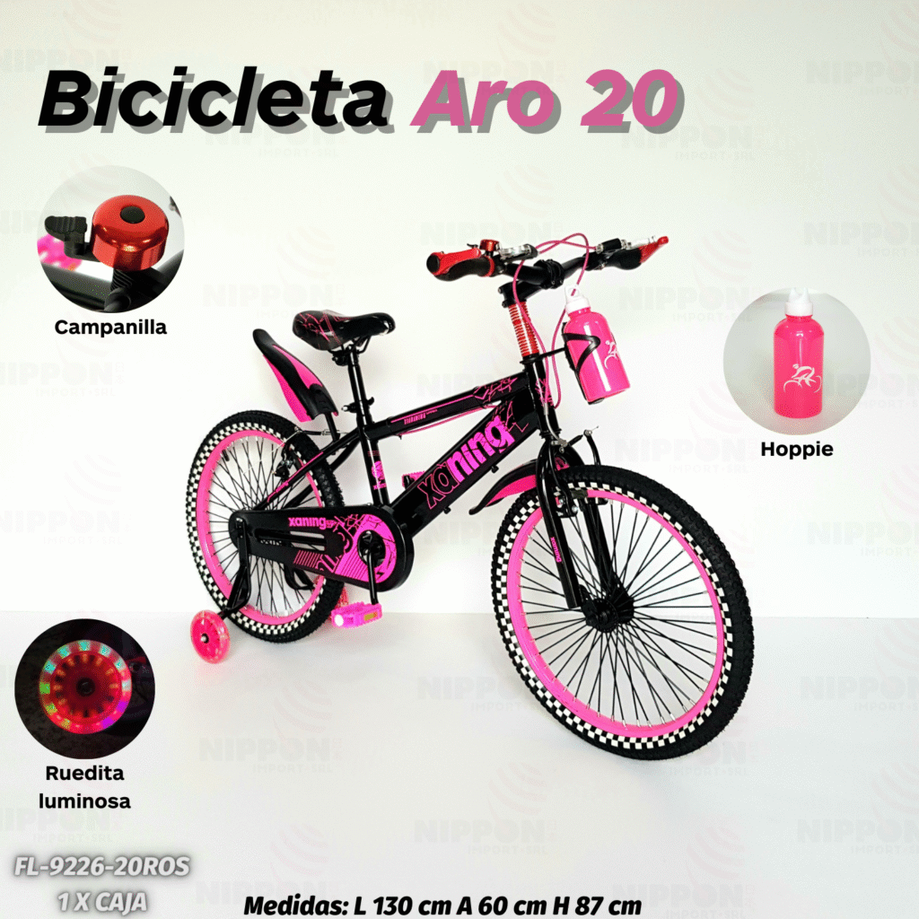 BICICLETA ARO 20 CON HOPPY ( CDE )